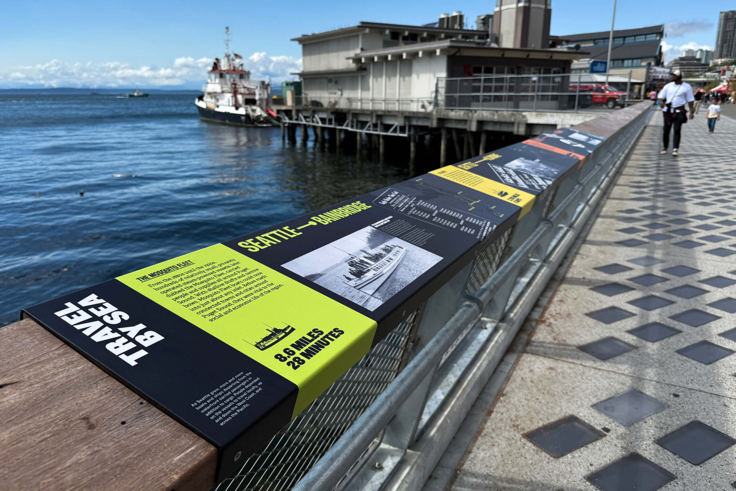 Installation of the Waterfront Park interpretive signage has begun! — Studio Matthews