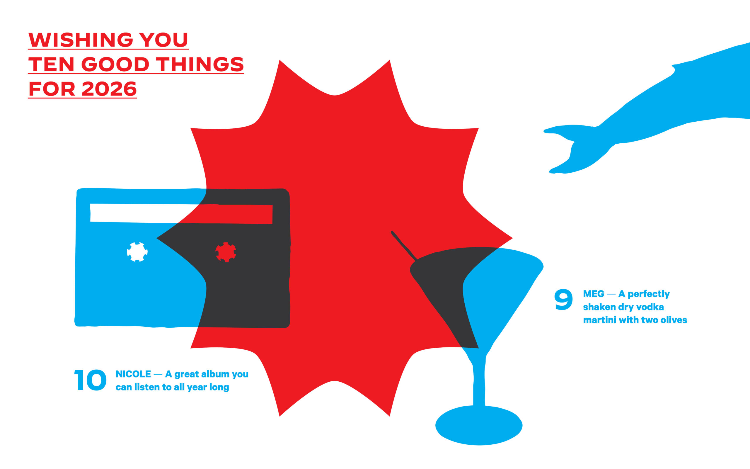 Wishing you ten good things for 2026 — Studio Matthews